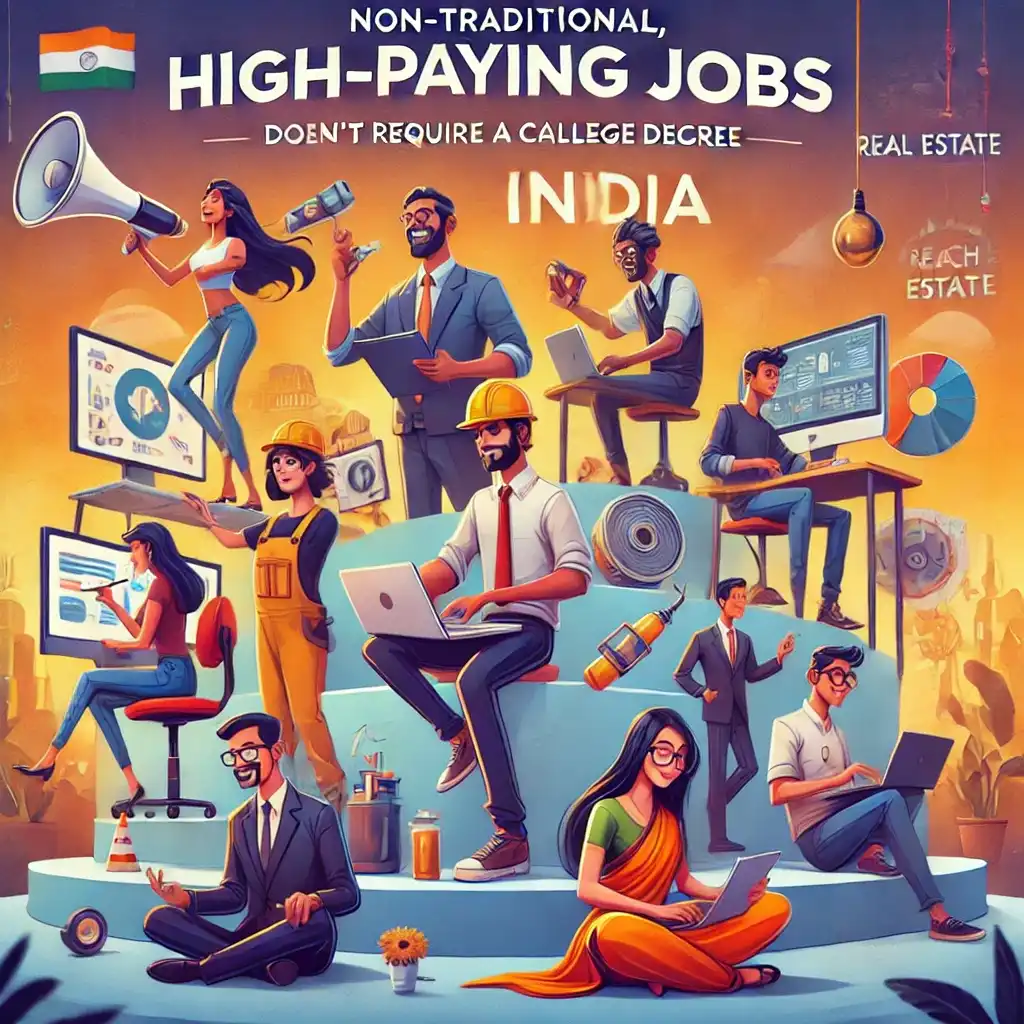 7 High-Paying Careers in India Without a College Degree