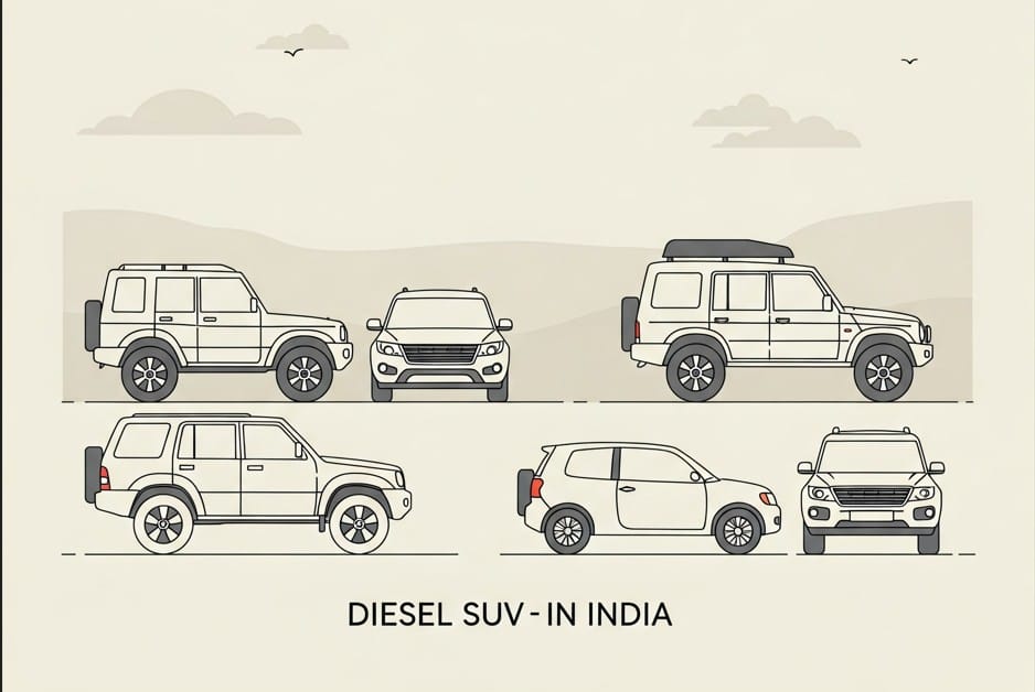 14 Best Diesel SUVs with Automatic Gearbox in India Under ₹25 Lakh