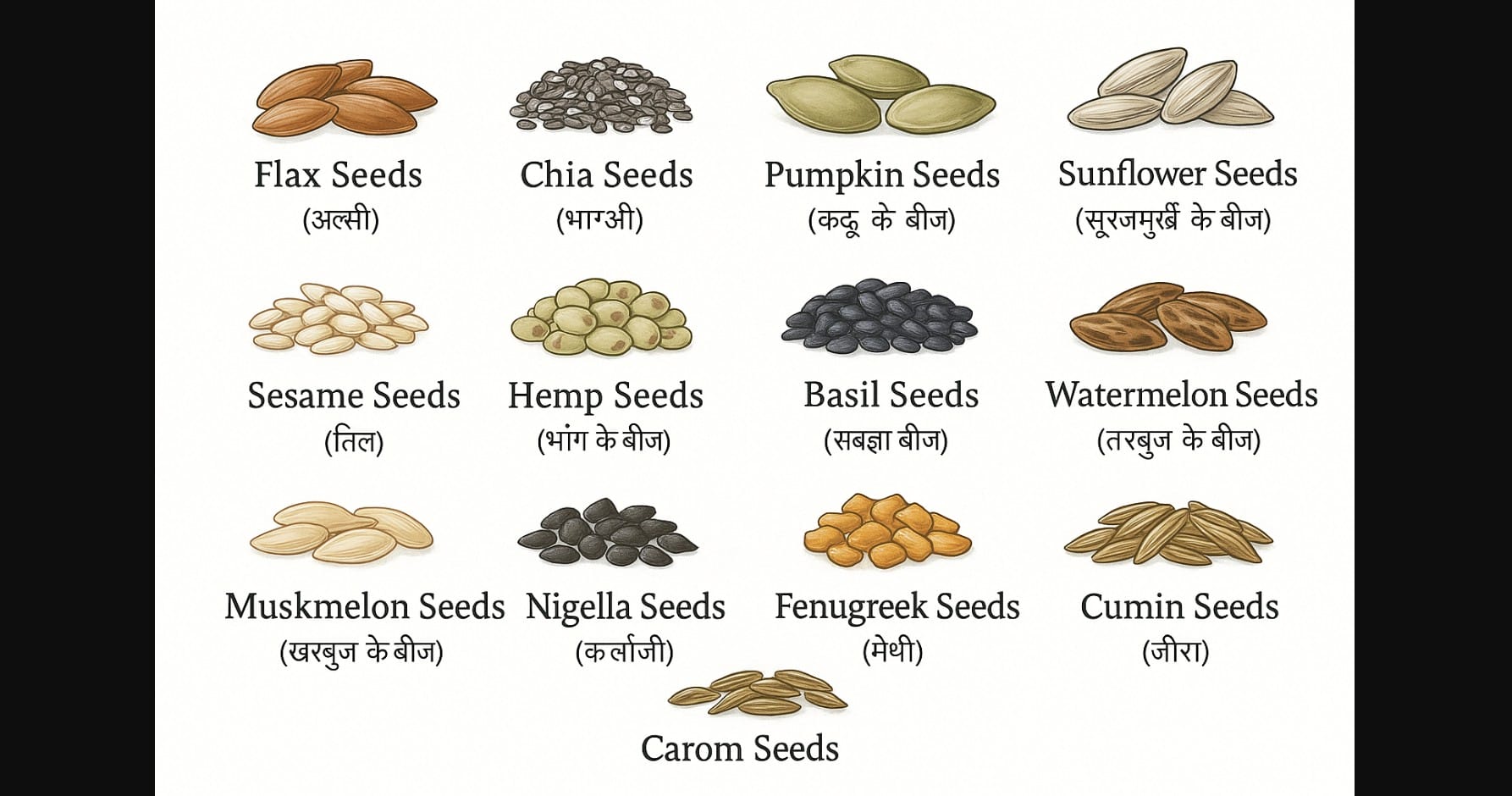 These 13 Seeds Are Packed with Nutrition and Easy to Find in India